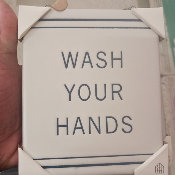 Wall Decor | Wash Your Hands Wall Sign Stone Hearth And Hand Magnolia ...